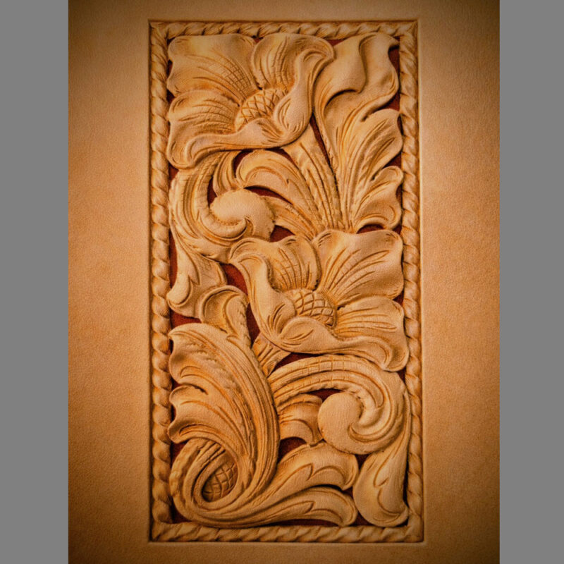Modified Al Stohlman Flower Pattern – Leather Crafters & Saddlers Journal